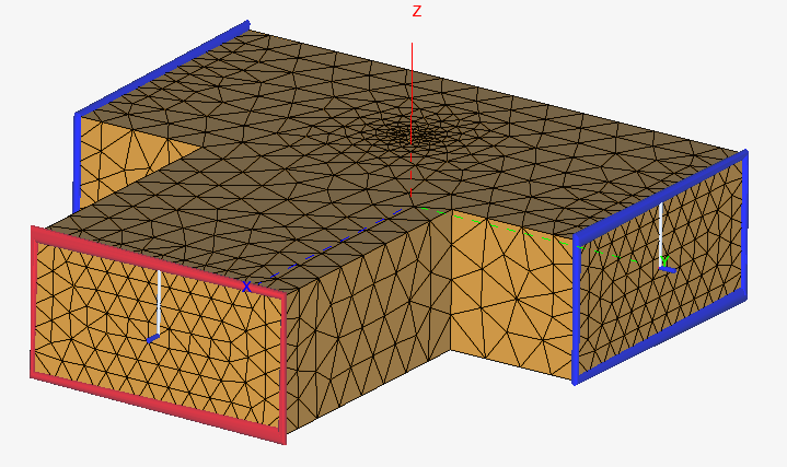 Setting Local Mesh Sizes for Waveguide Port Faces